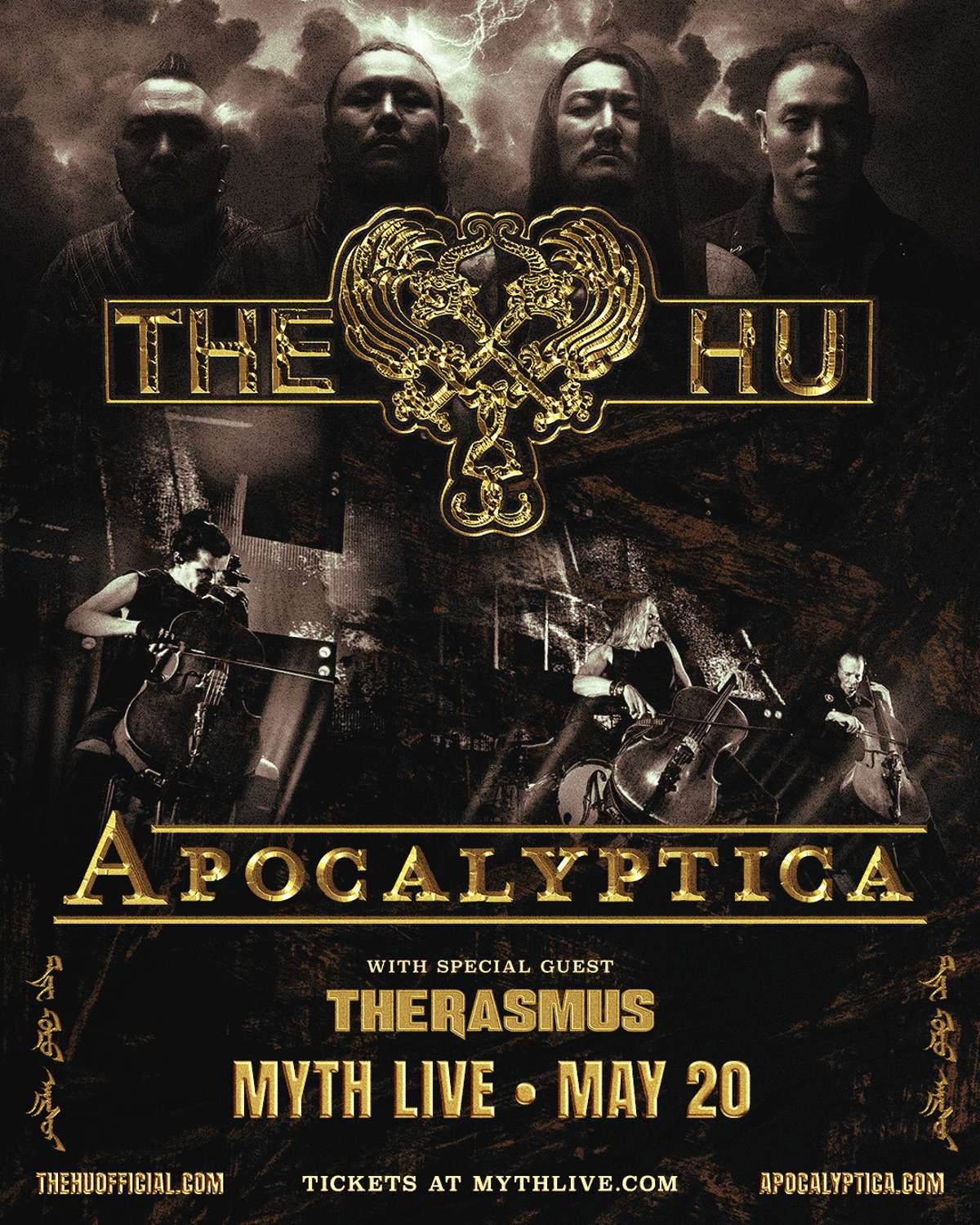 The HU and Apocalyptica with Special Guest The Rasmus | MYTH LIVE - ST ...